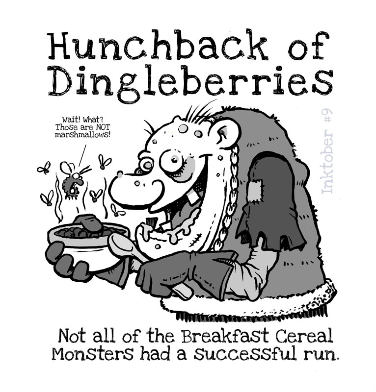 Arrrggghhh! Another @#$% Blog!: #INKtober 2015 No.9: Hunchback of ...