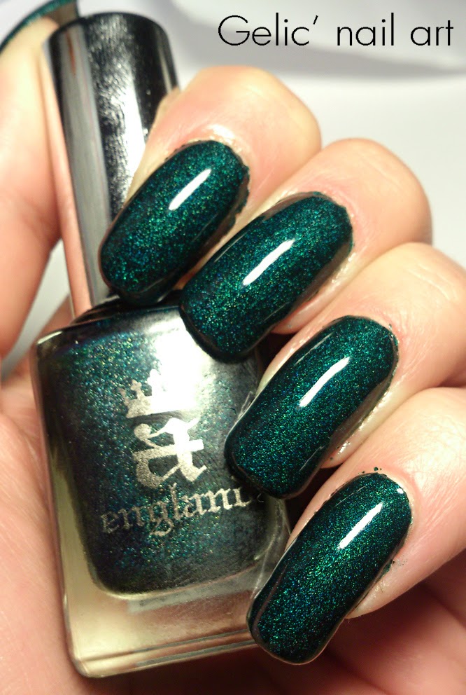 Gelic' nail art: A England - Saint George