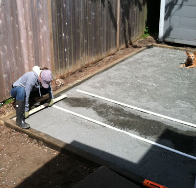 Strubgrass Manor: Patio Part 5: Compacting Base Rock, Leveling Sand and ...