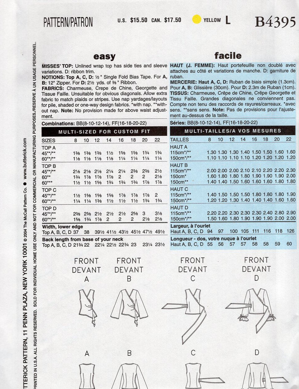 Sew Ruthie Style: Ivory Broderie Anglaise Wrap Blouse - Butterick 4395