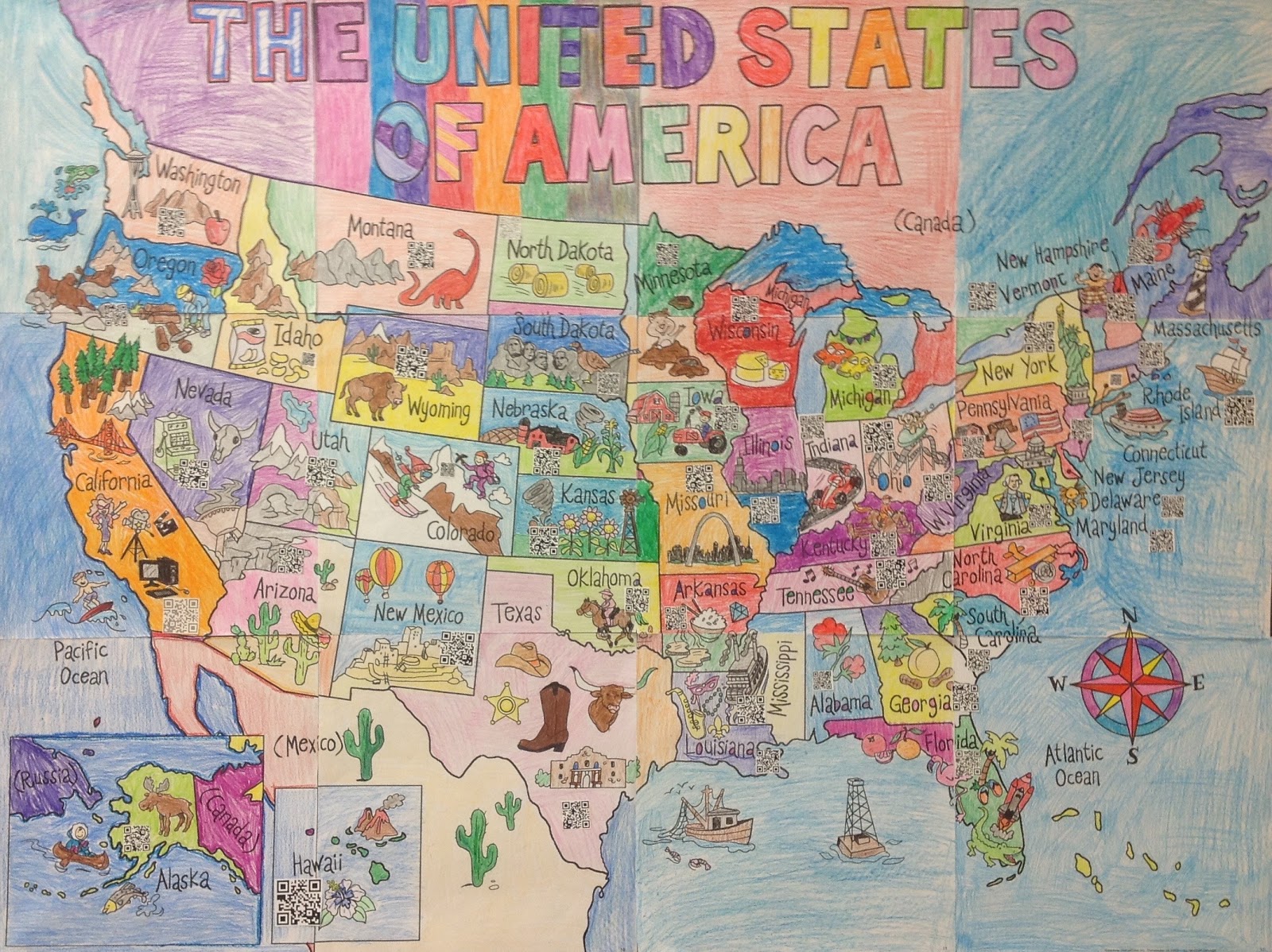4th Grade Florida Map Project - Map