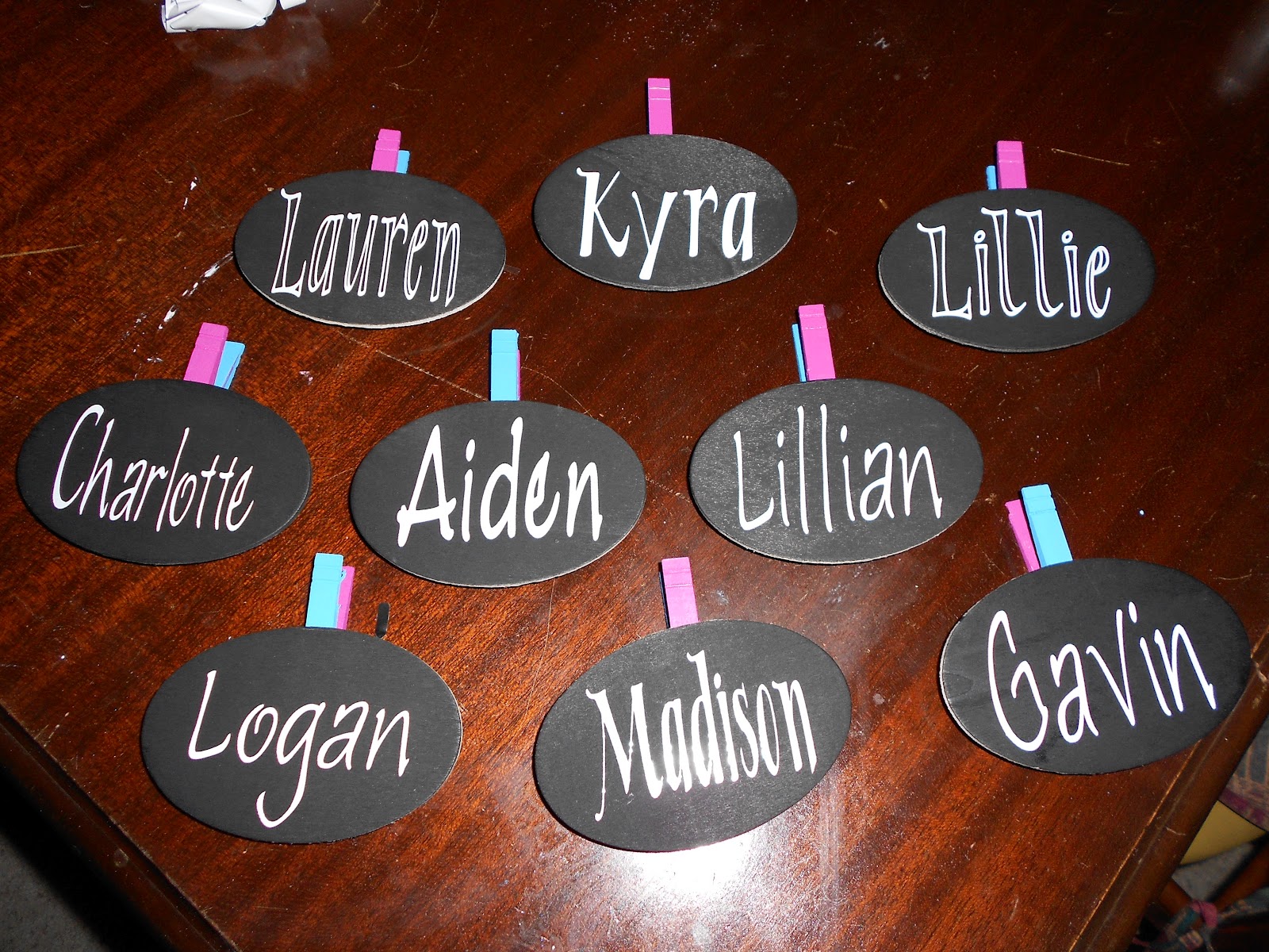 Personalized Creations by Kim: Artwork Name Displays