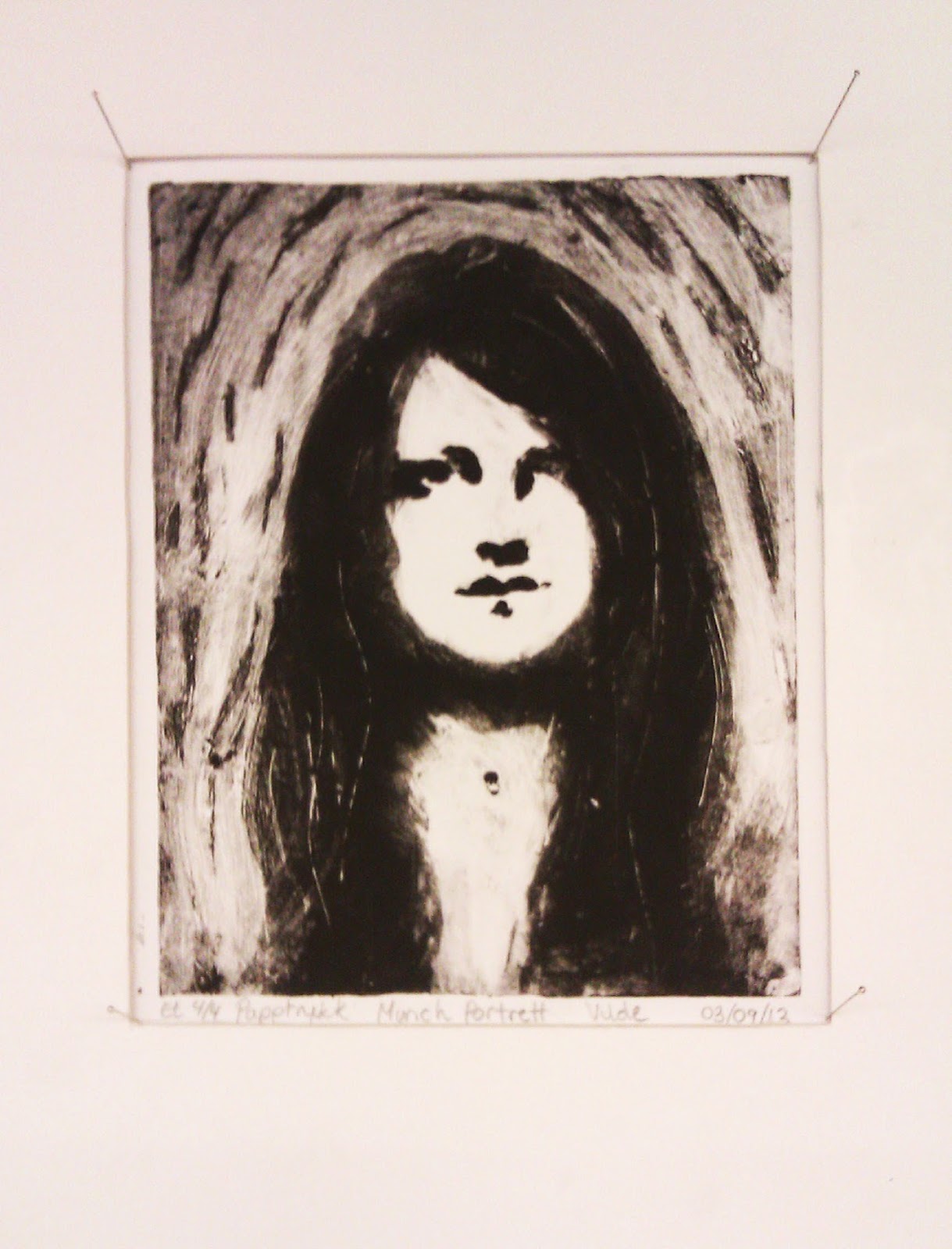 Trykk og foto, Bodin : Munch Portrett