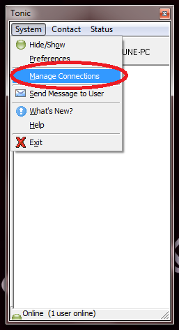 Cara Menggunakan Aplikasi Tonic Messenger Menggunakan Kabel LAN ~ Kedai ...