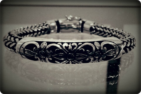 perhiasan aksesoris cowok gelang cowok gelang perak bali borobudur ...