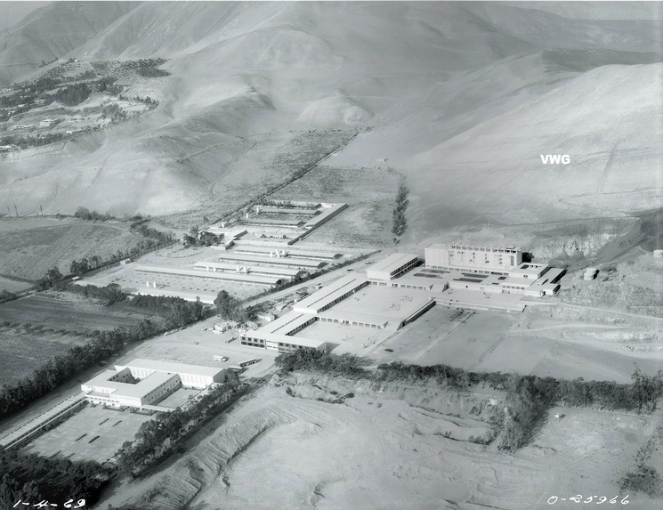 Antiguas fotos aéreas de Santiago de Surco en Lima - Perú