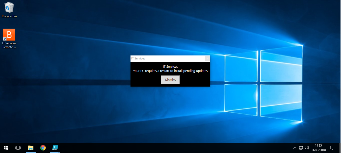 The Gift of Script: Creating a restart popup - Part I
