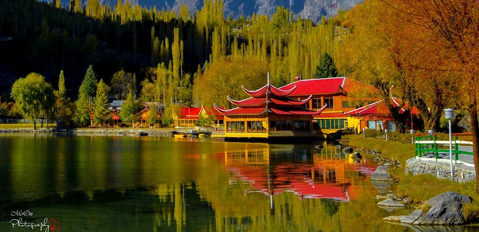 Autumn, Water falls, Mountains and nature in Gilgit Baltistan