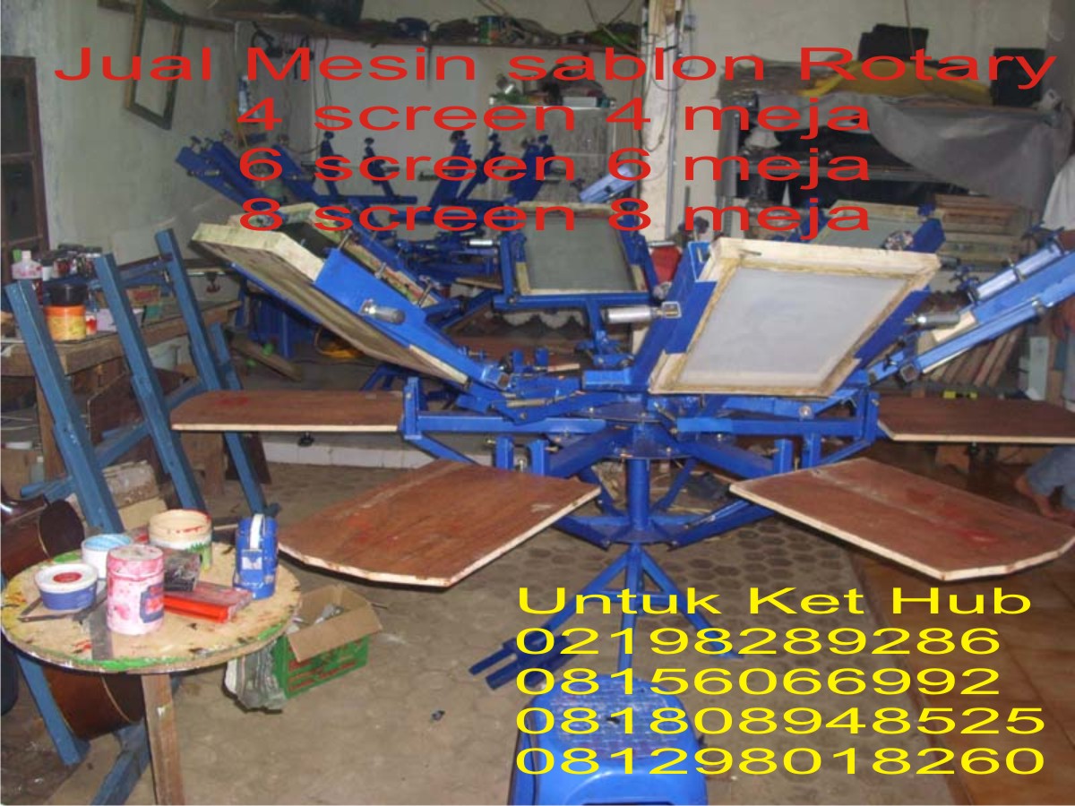 mesin sablon rotary: mesin sablon rotary