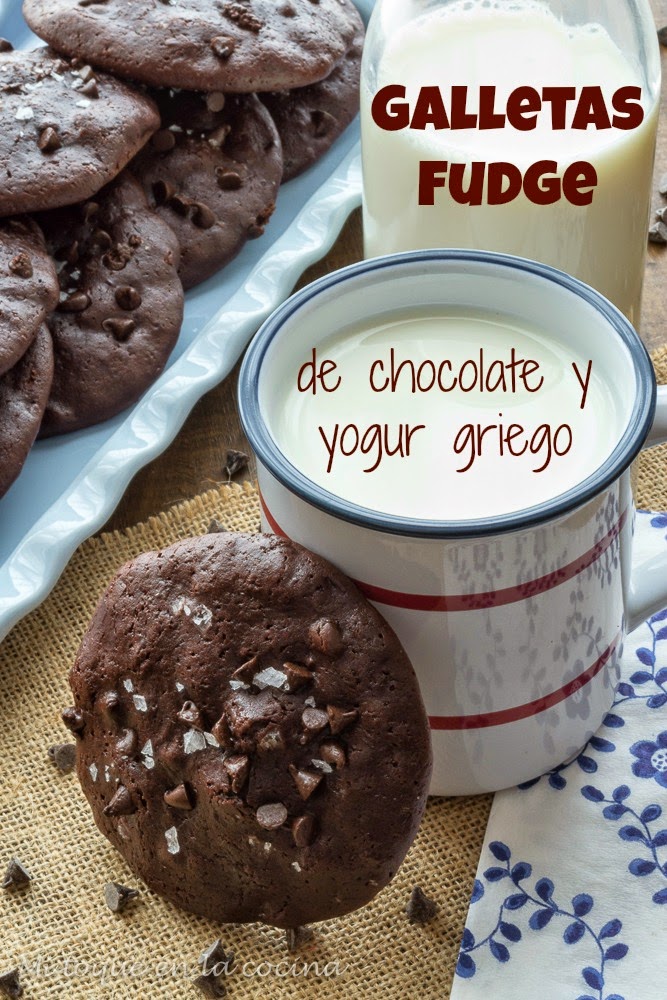 Mi toque en la cocina: Galletas fudge de chocolate y yogur griego