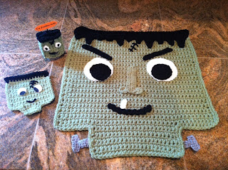 Connie's Spot© Crocheting, Crafting, Creating!: Green Monster Place Mat