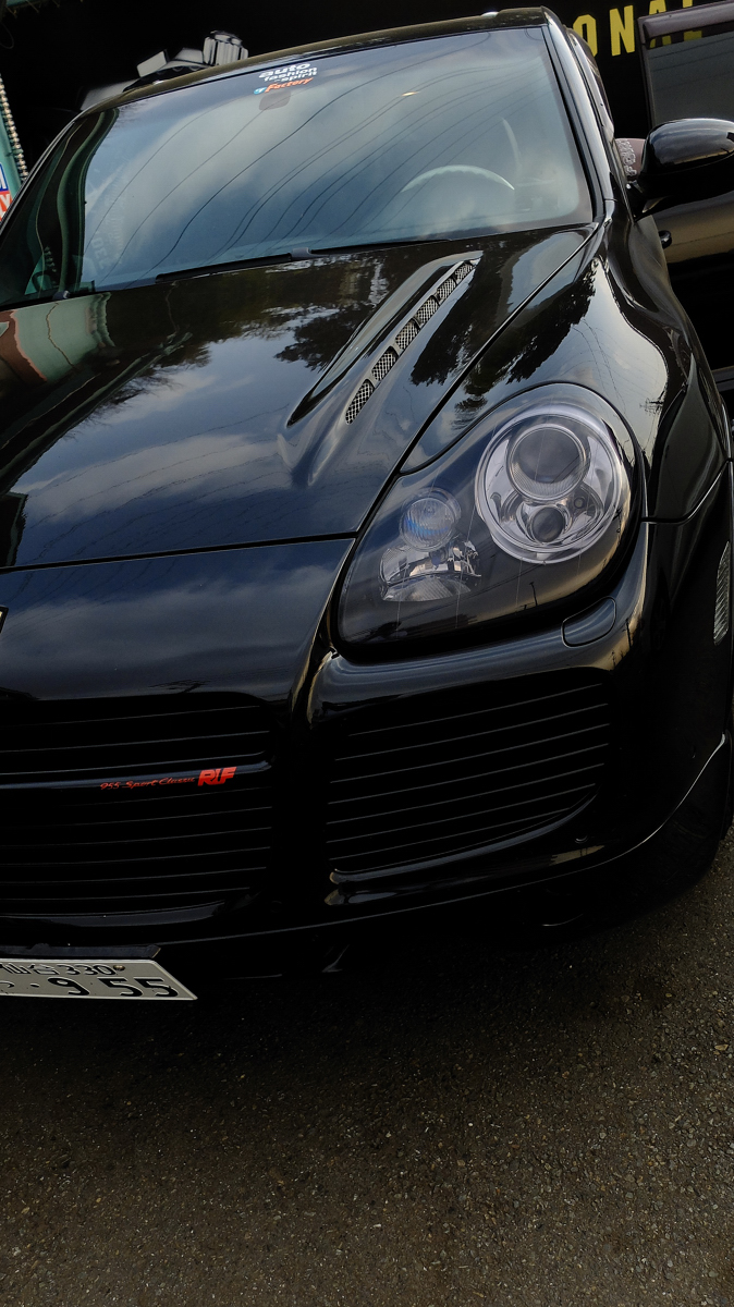 それは適度な75%の満足感。: 仙台の佐々木様、憧れのRUF 22インチを装着です。