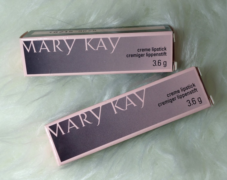 krissys-beauty-box: MARY KAY Creme Lipstick in Apple Berry und Shell