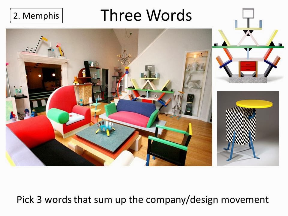 GCSE - Design Movements: Three words - Group 1