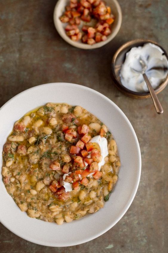 Turkish Beans with Pickled Tomatoes - Food Delicious Ideas