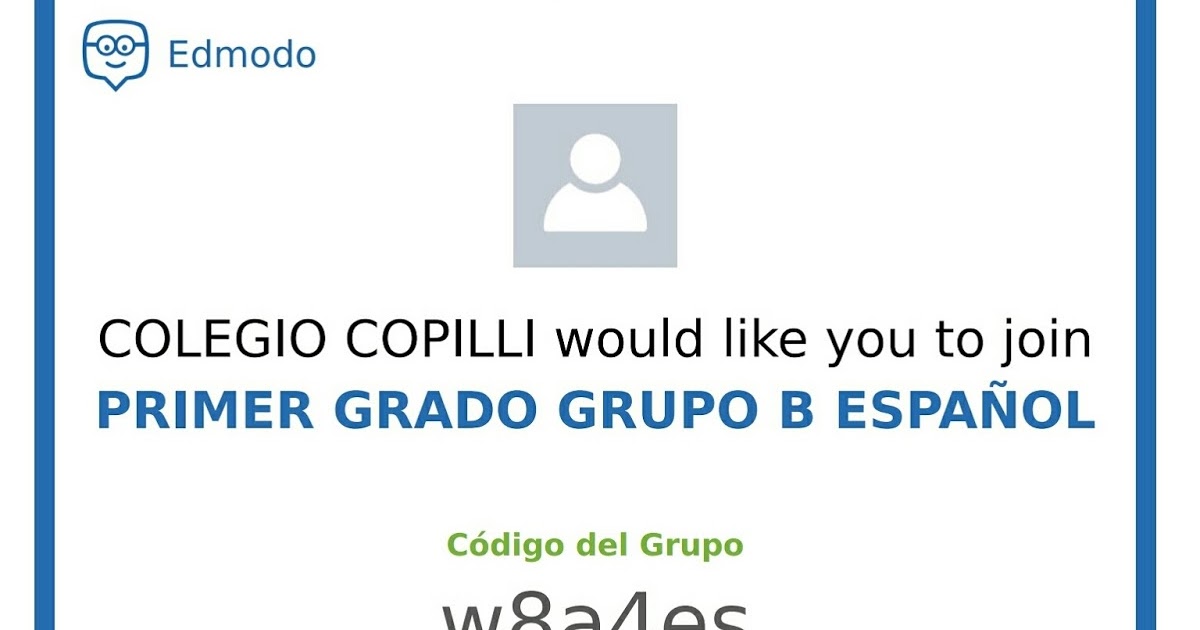 Tareas Primer Grado Grupo B: CÓDIGOS DE ACCESO A EDMODO (INGLÉS Y ESPAÑOL)