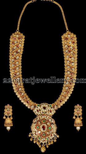 Floral Theme Long Chain - Jewellery Designs