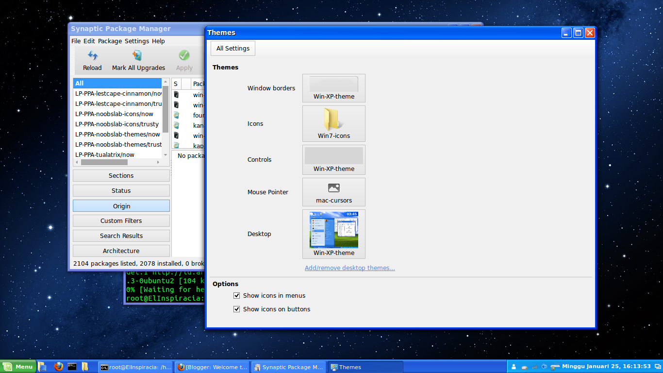 Welcome to......: Membuat Cinnamon Desktop Menjadi Windows XP-Like di ...