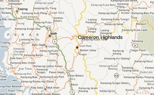 Marina Chalet & HomeStay, Cameron Highlands: Peta Ke Cameron Highlands