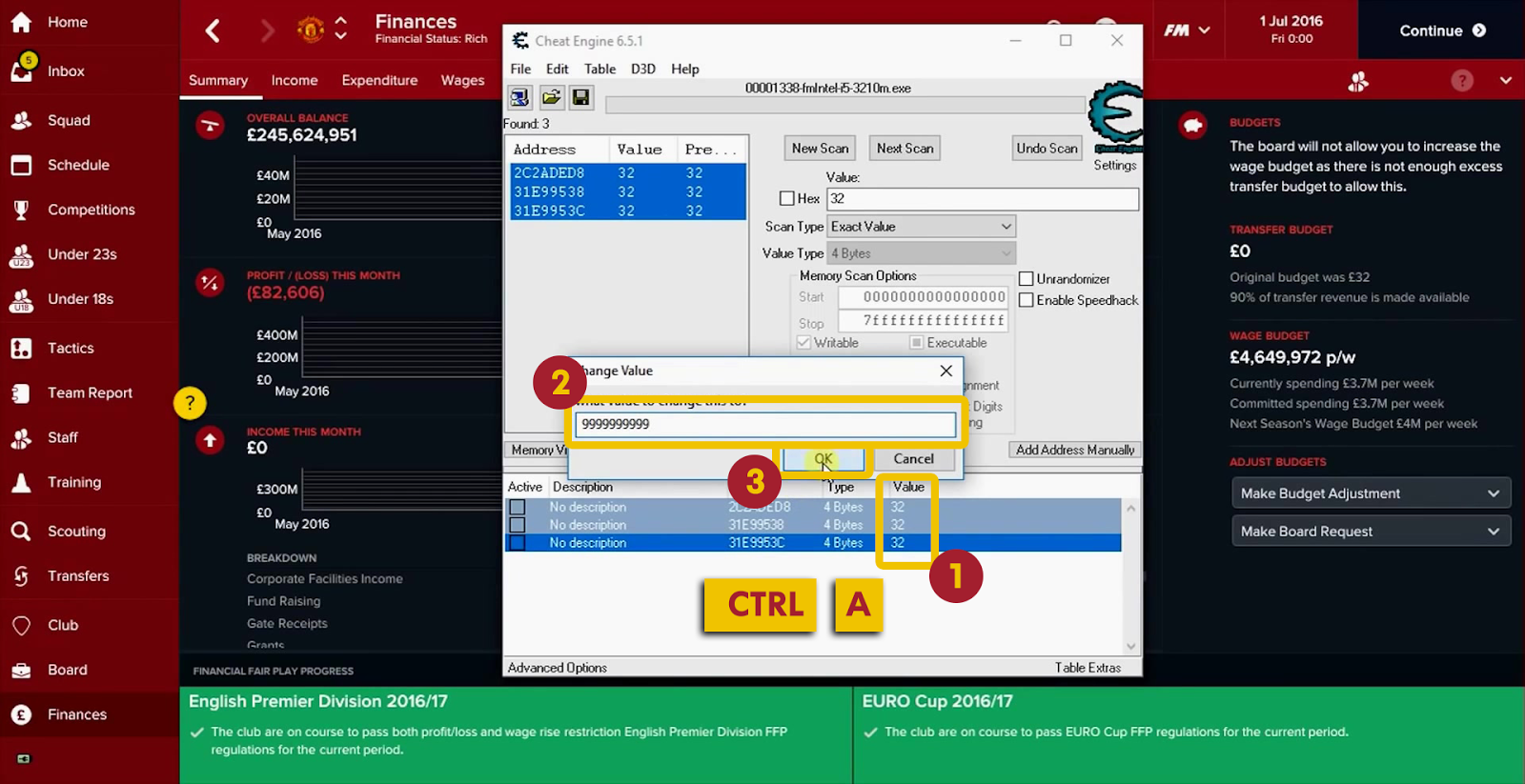 Football Manager 2017 Money Cheat | FM Blog | FM24