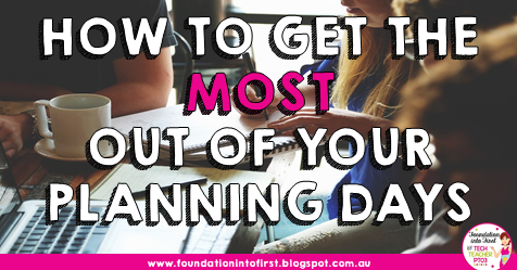 How to get the most out of your planning days | Foundation into First