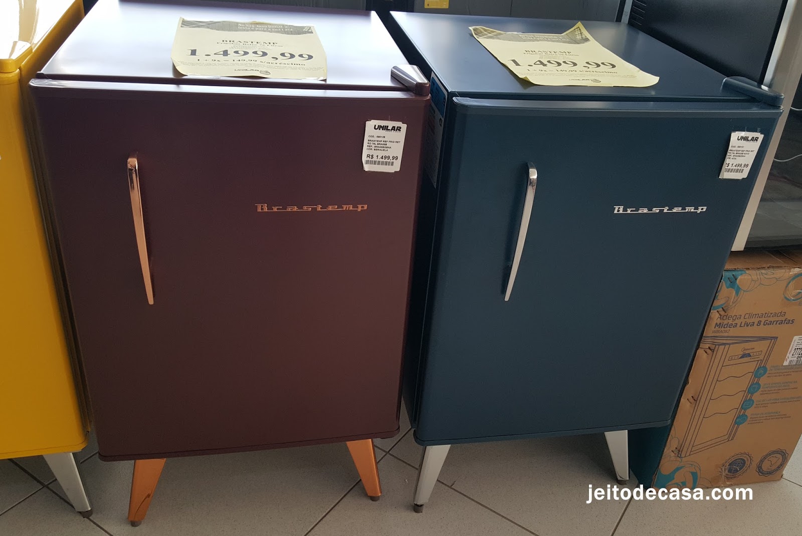 Frigobar Brastemp retrô em novas cores... - Jeito de Casa - Blog de ...