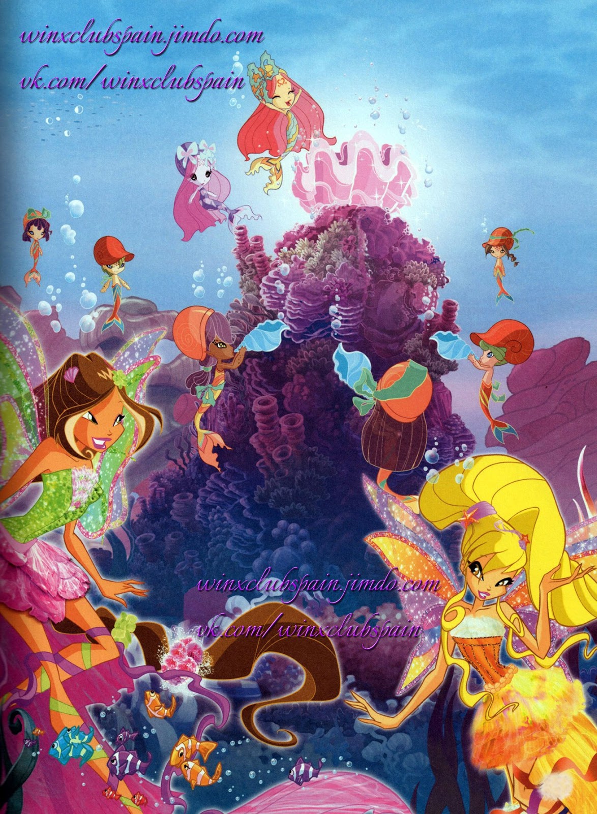 ¡Nueva imagen de Flora y Stella Harmonix con Selkies! - Winx Club All