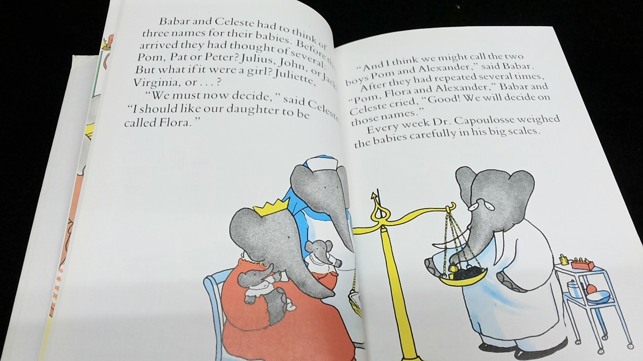Kid Books Blog: 683.Babar the King / Babar at home