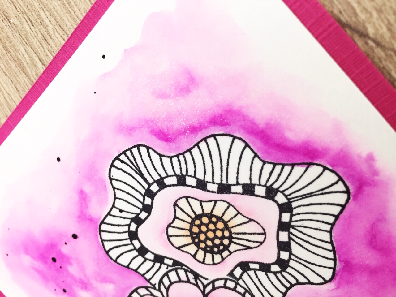 Easy Aqua Flow Water colouring Cards by Gerry