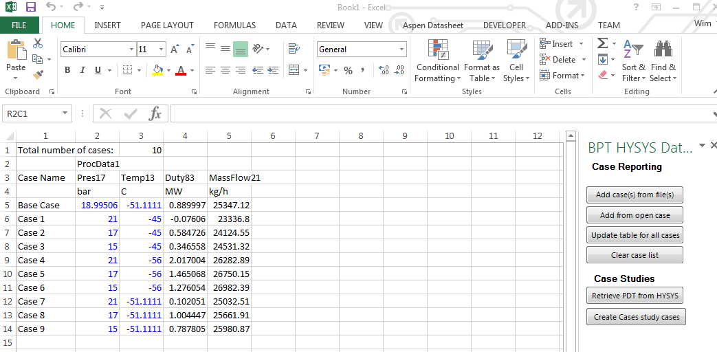 Do's & don'ts in process modelling: The HYSYS Process Data Tables - The ...