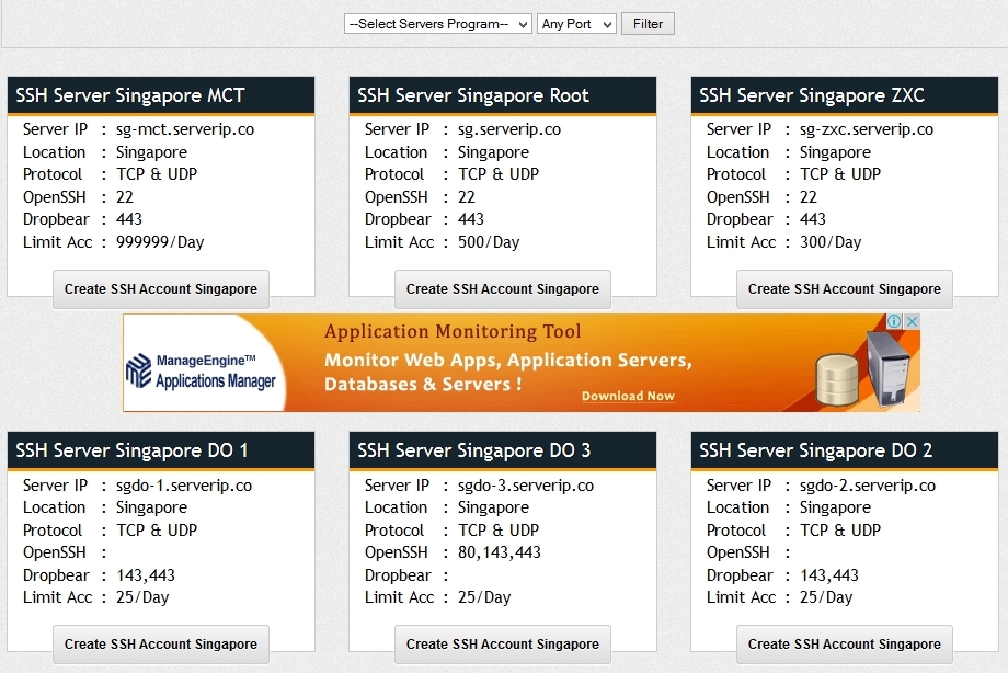 Cara Membuat Akun SSH Gratis di FastSSH