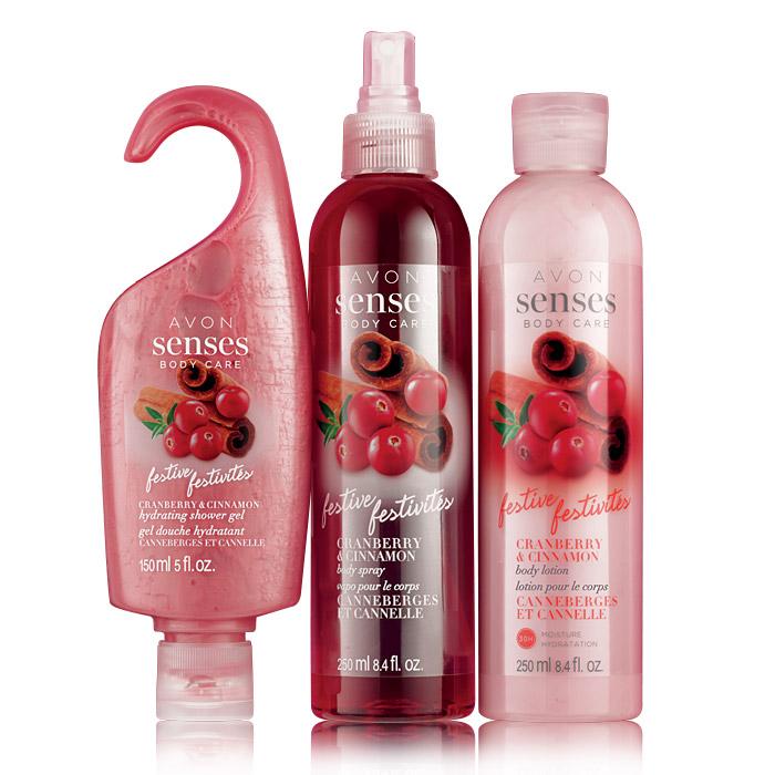 Erica's Fashion & Beauty: Avon Senses Cranberry & Cinnamon Bath + Body ...
