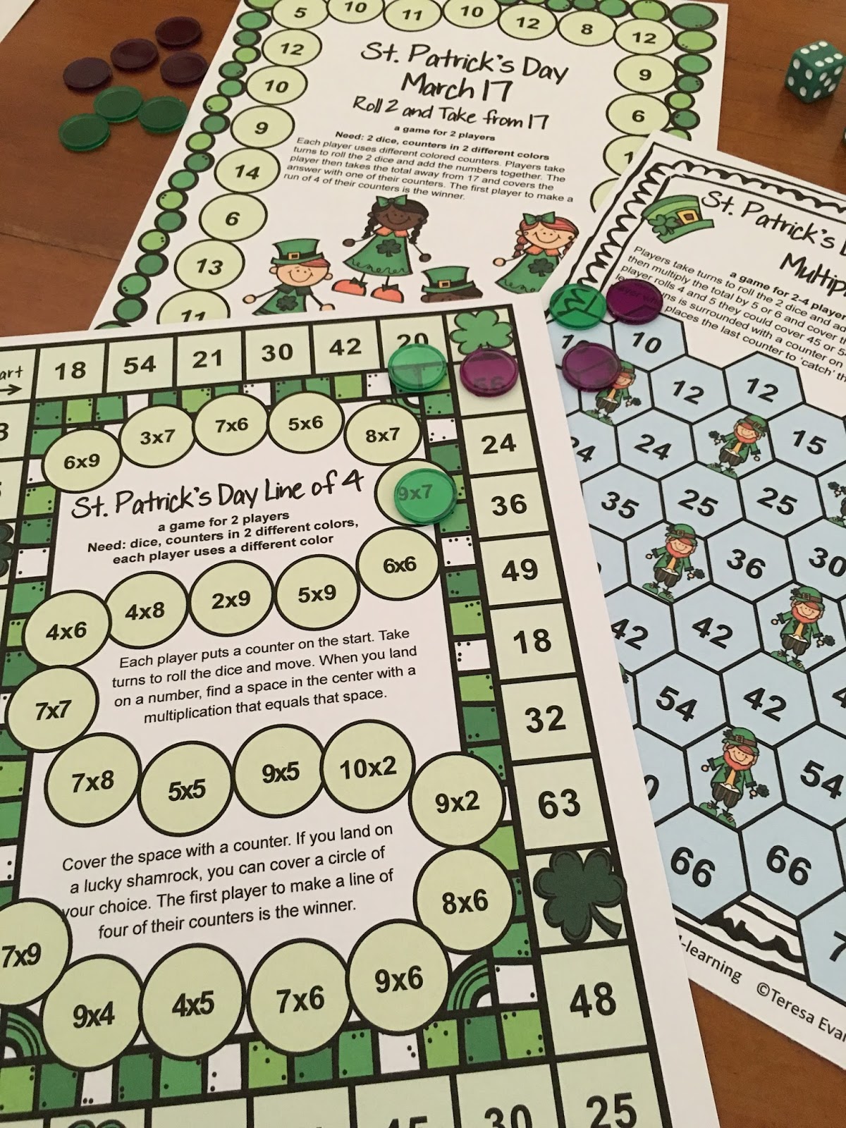 Fun Games 4 Learning: St. Patrick's Day Math Games and More