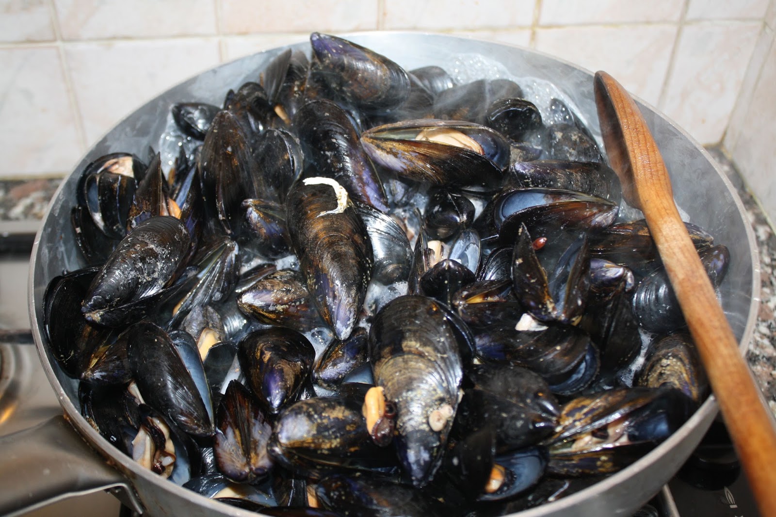 La Cuciniera Moderna: Cozze al pomodoro (o muscoli o peoci o mitili)