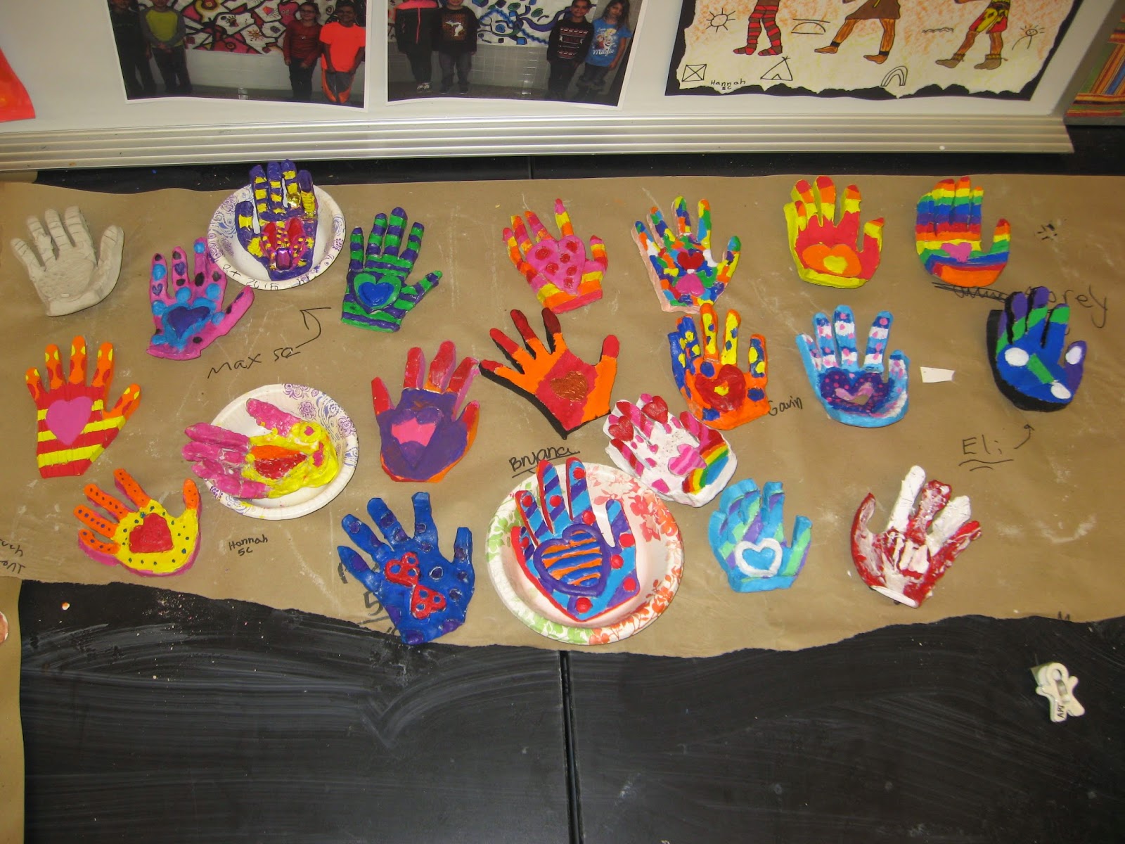 Jamestown Elementary Art Blog: 5th Grade Jim Dine Clay Hands