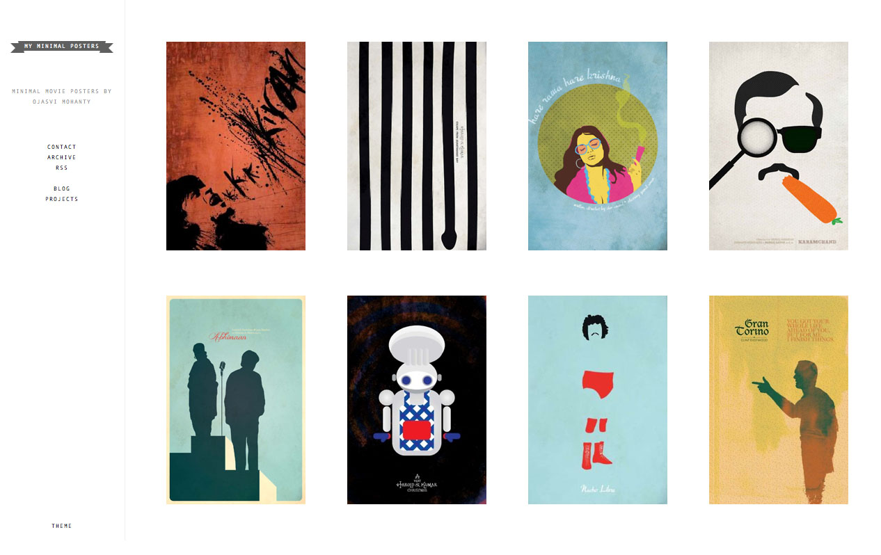 OJASVI MOHANTY: My Minimal Posters