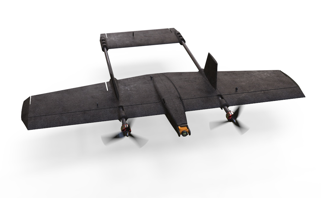 CAD design, manufacturing + test flight of an FPV racing airplane