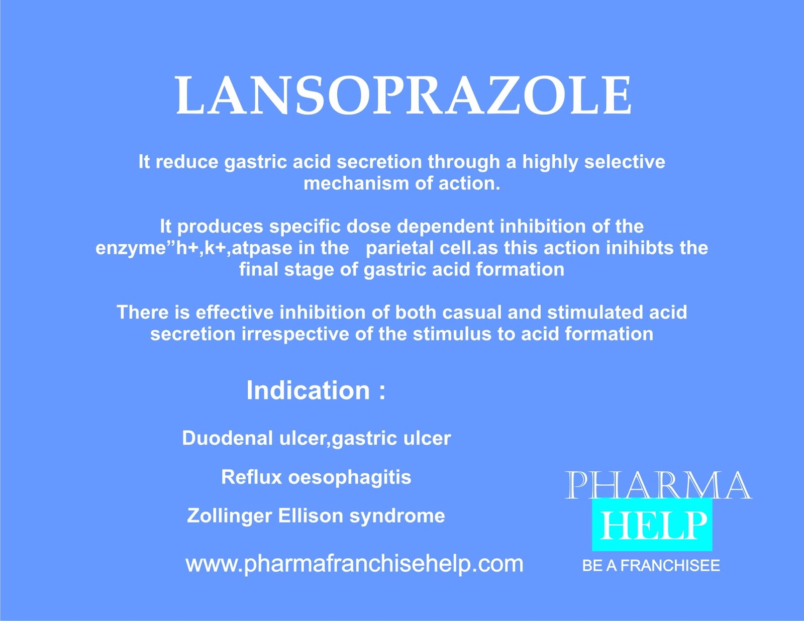 Lansoprazole: – Pharma Franchise Help