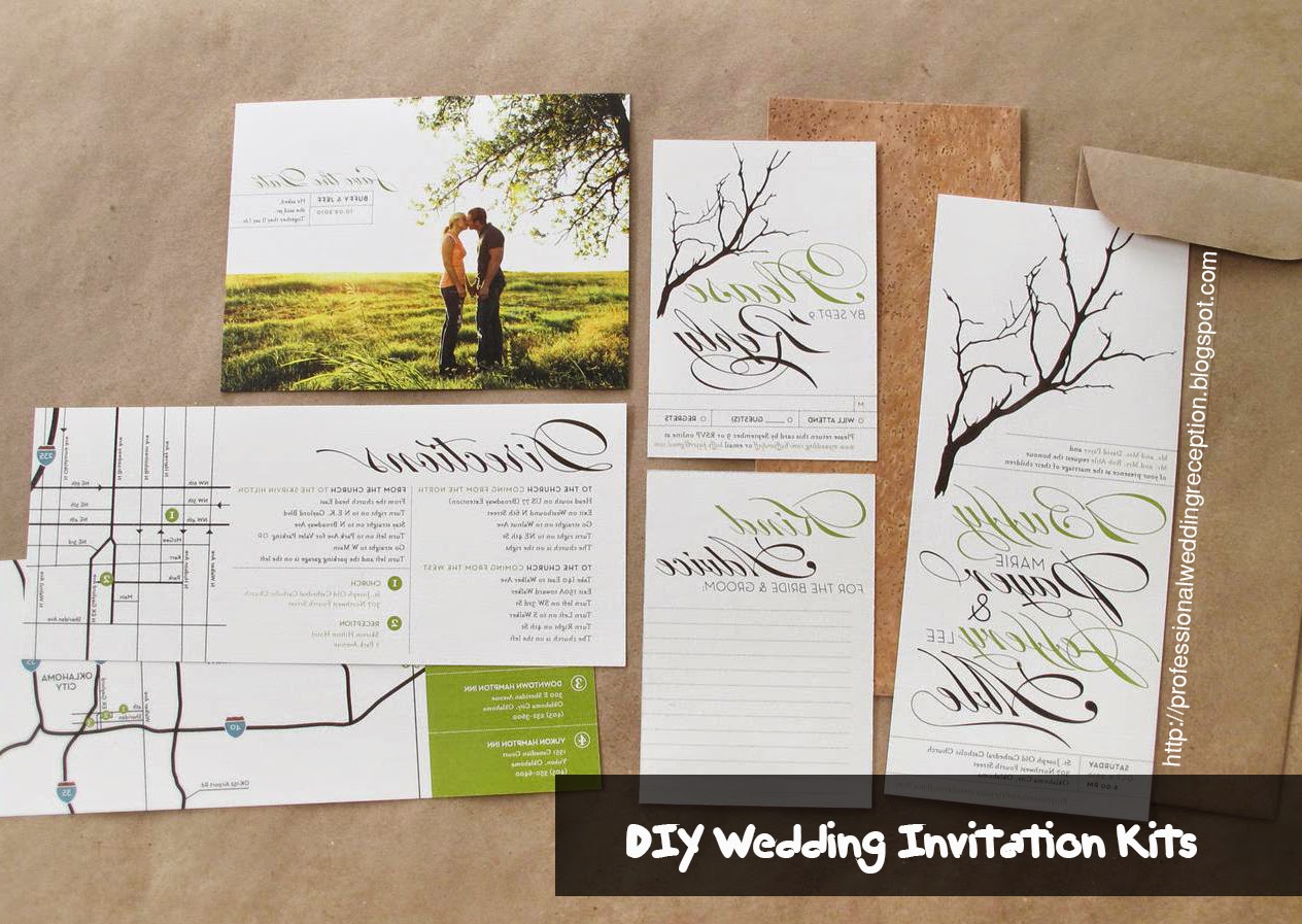 Make a DIY Wedding Invitation Kits - Professional Wedding Reception