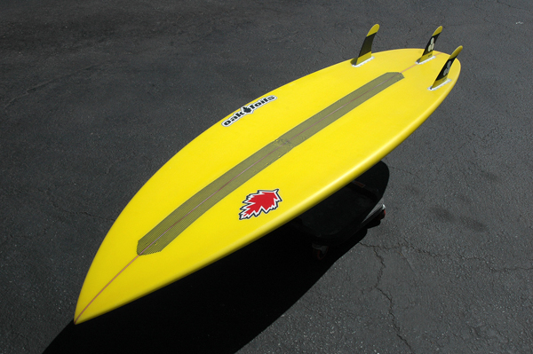 Oak Foils Custom Surfboards: Snap Thumb Tail for Wellsy