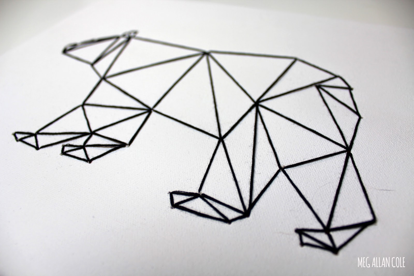 Nest: Episode 16 // Geometric Animal String Art