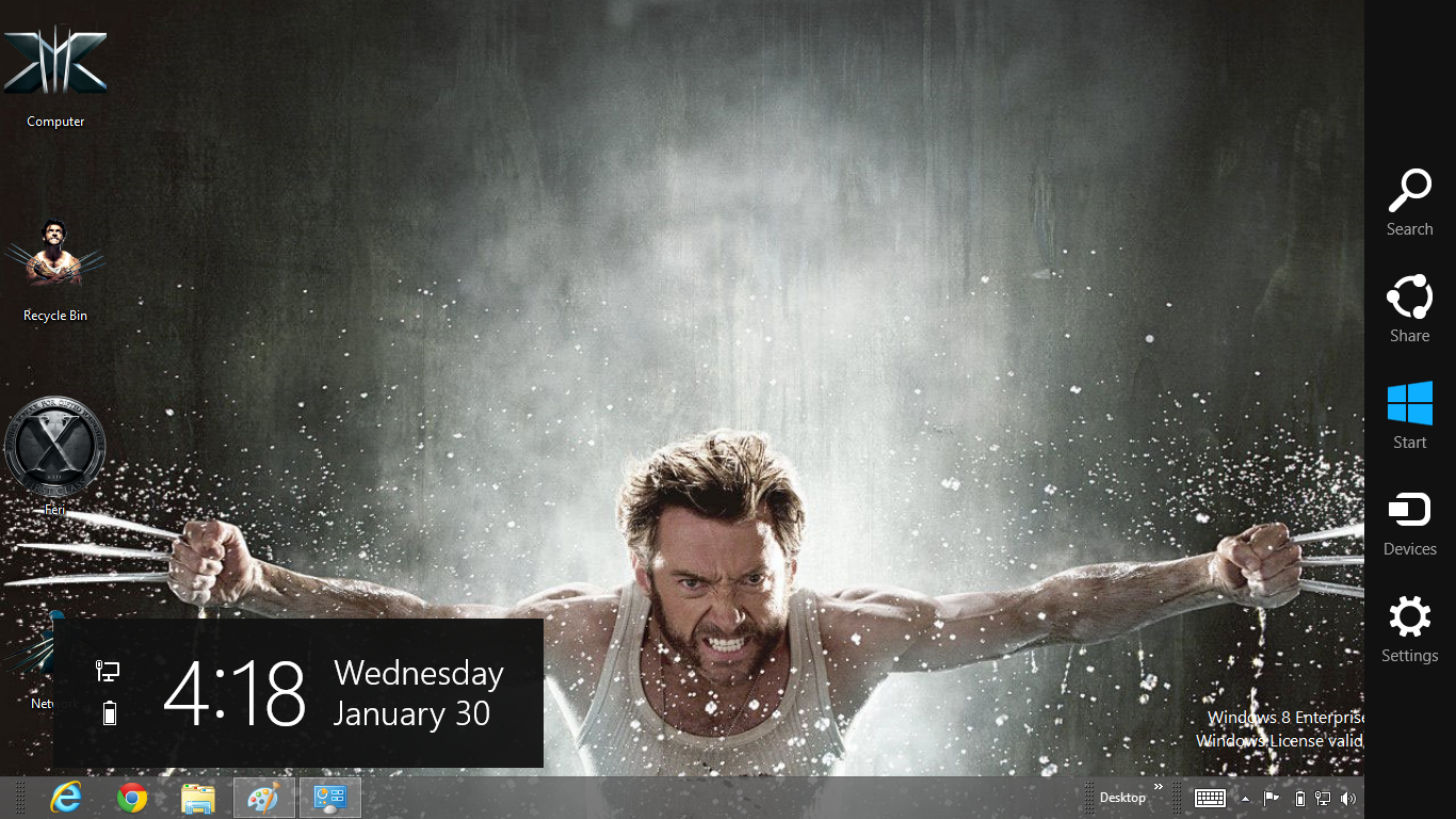 X Men The Wolverine Theme For Windows 8 | Ouo Themes