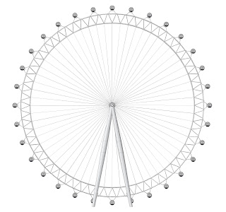 Detalles constructivos CAD: London Eye