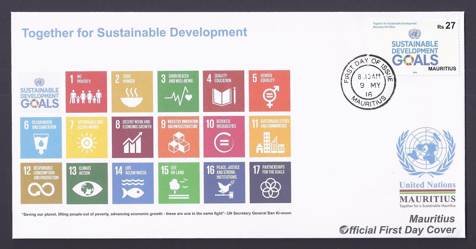Mauritian Philatelic Blog: United Nations Sustainable Development Goals