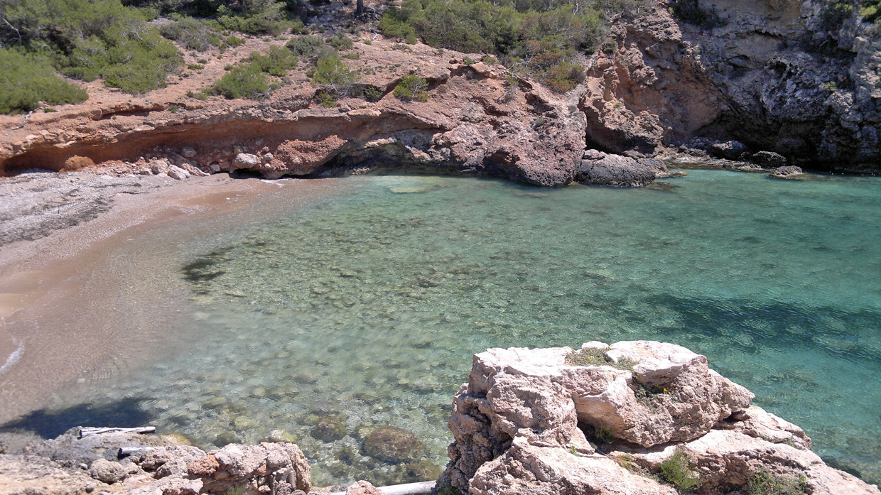 Blog Descubriendo Ibiza: Cala Olivera - Cala Llonga