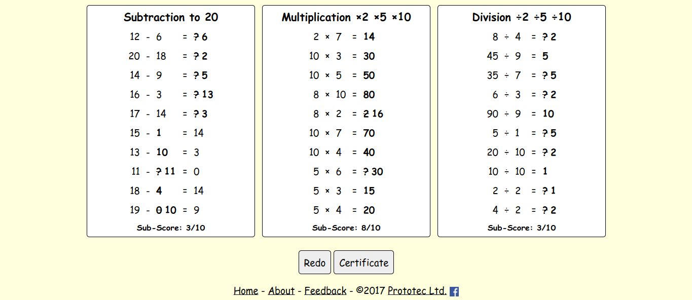 Solomone: Basic Facts Test