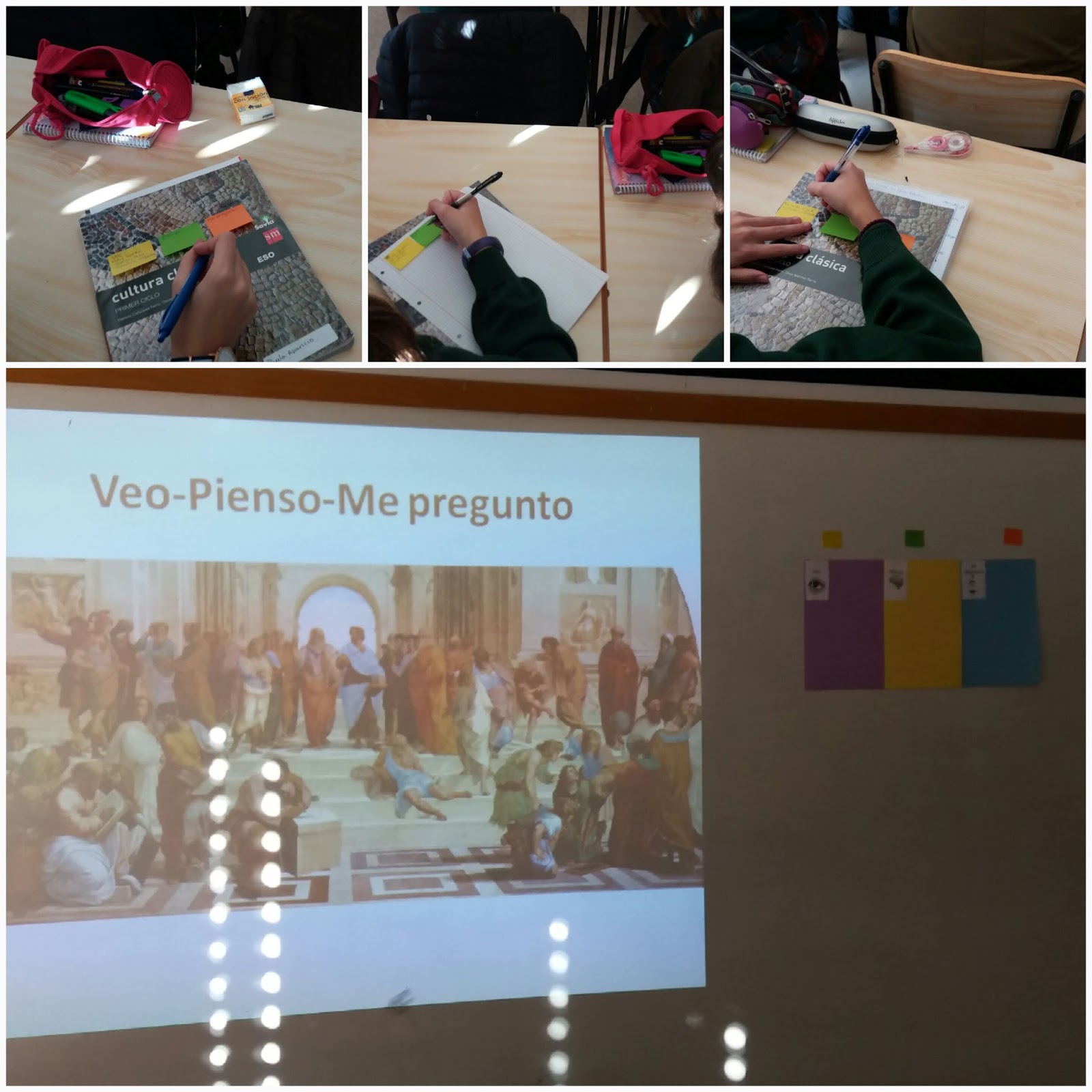 PIENSA PARA SER GRANDE: VEO-PIENSO-ME PREGUNTO