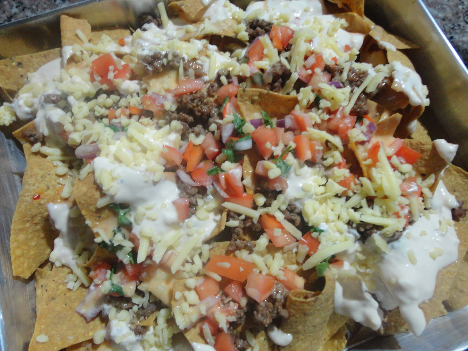 THE DENTIST IS IN THE KITCHEN: Potluck: BEEF NACHOS with special ...