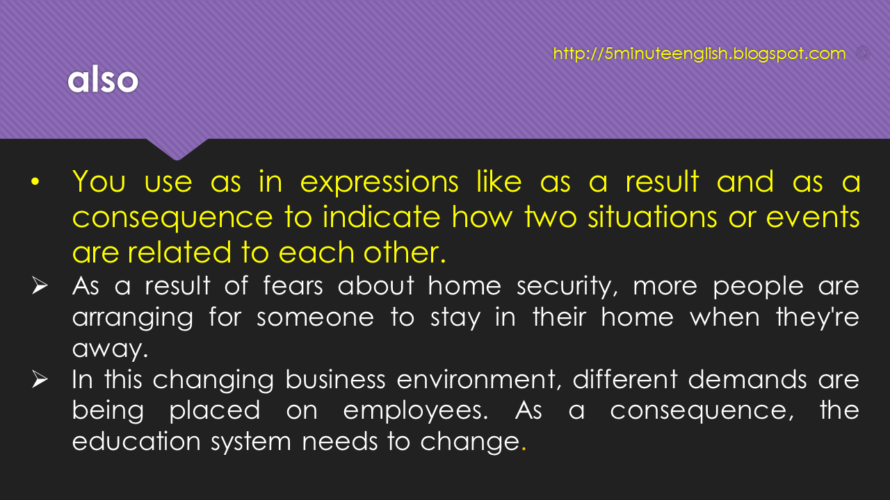 as (usage, examples, and synonyms)