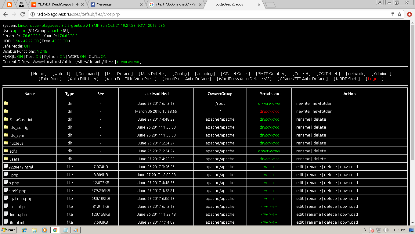 Deface Dengan UpDone Check Shell Upload Vulnerability - Jones Unlimited Edition